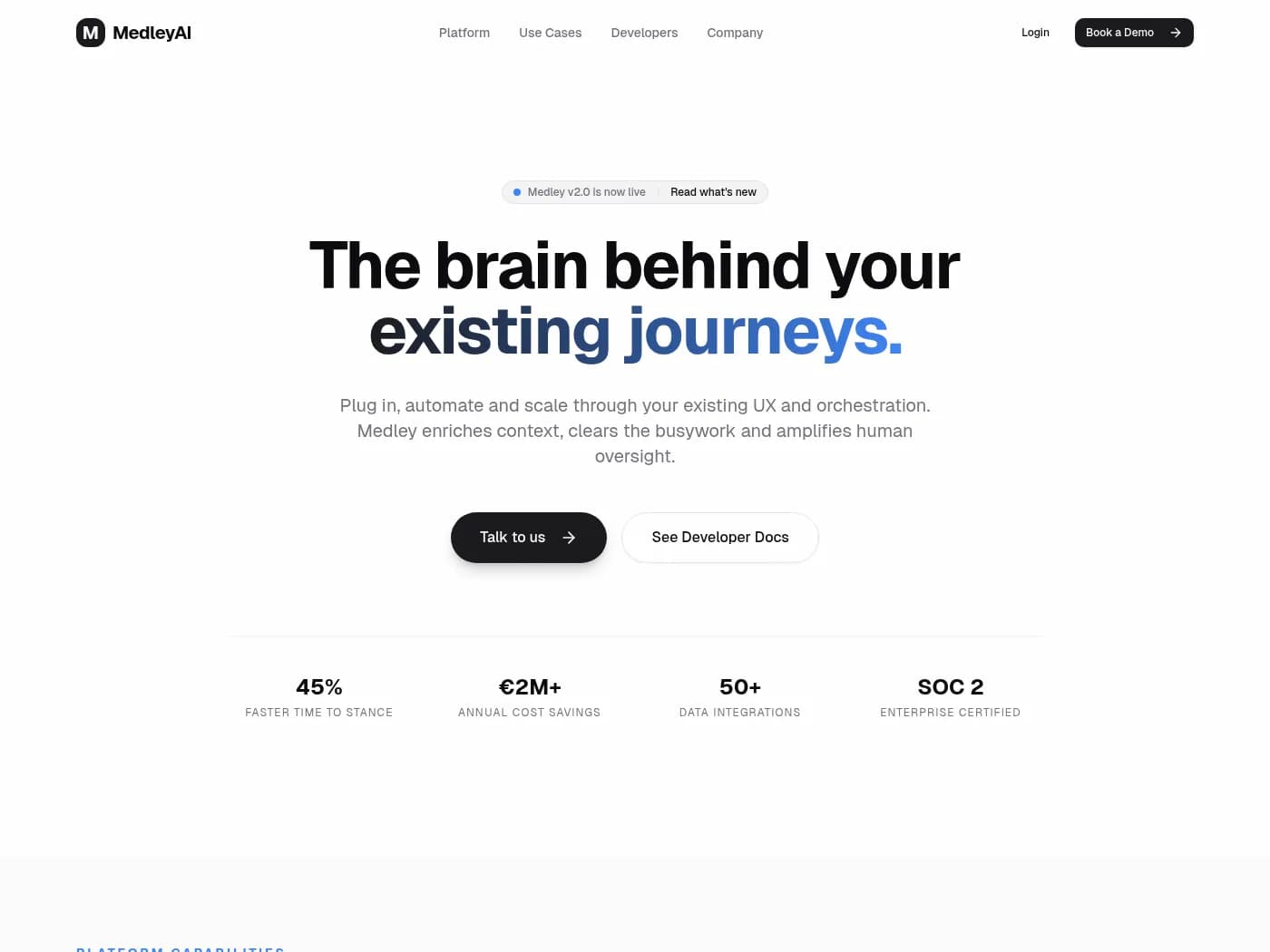MedleyAI Web Showcase