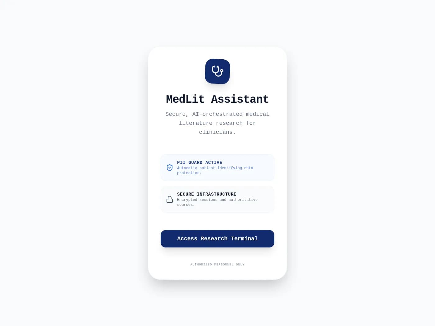 MedLit Research Assistant