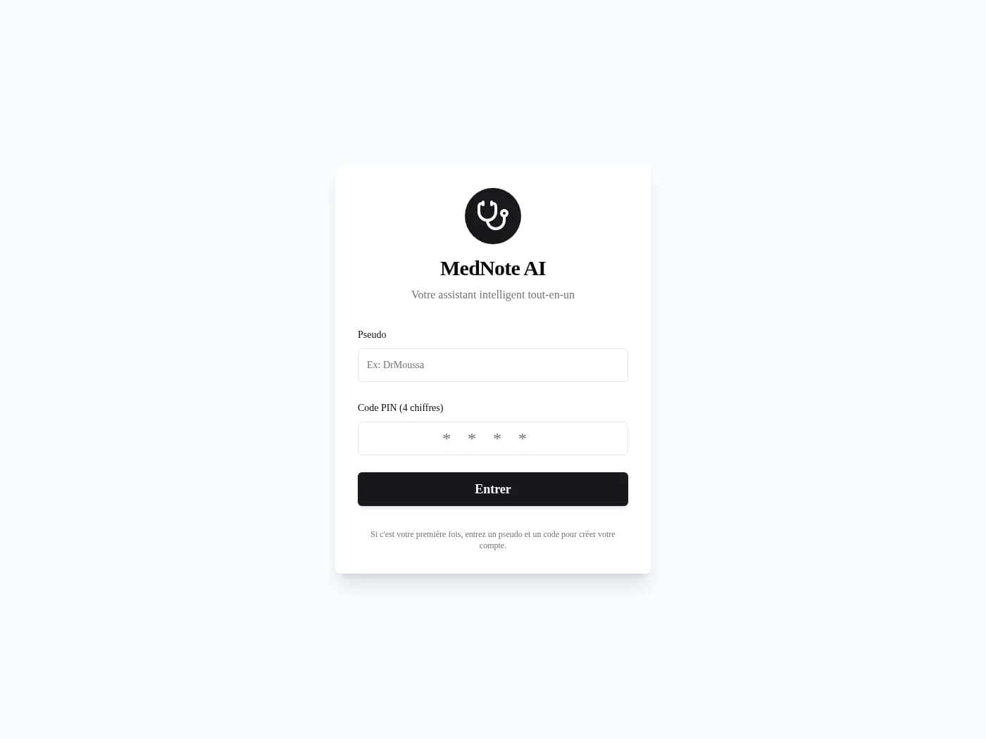 MedNote AI Workspace