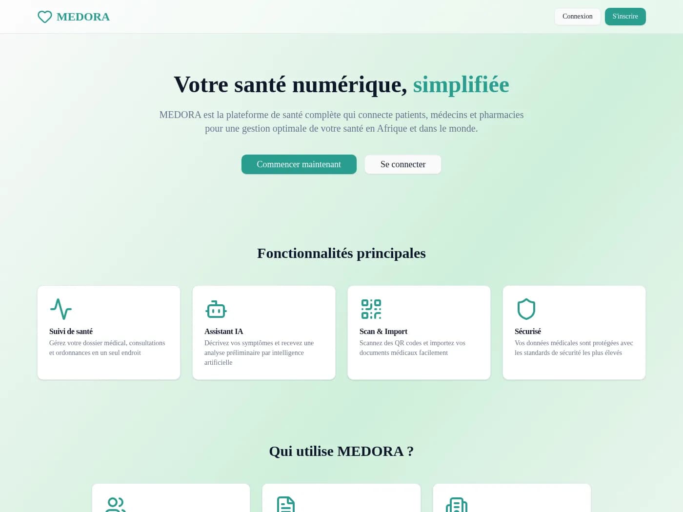 Medora Health Platform
