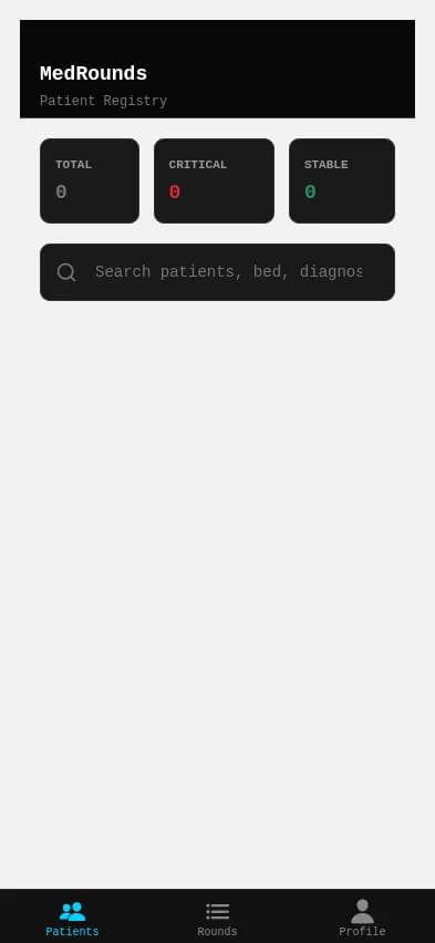 MedRounds Assistant