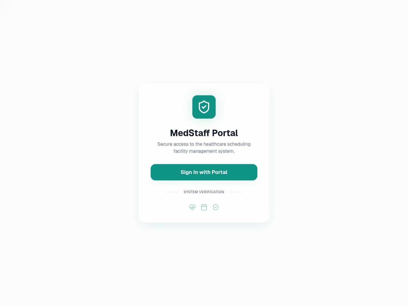 MedStaff Scheduler