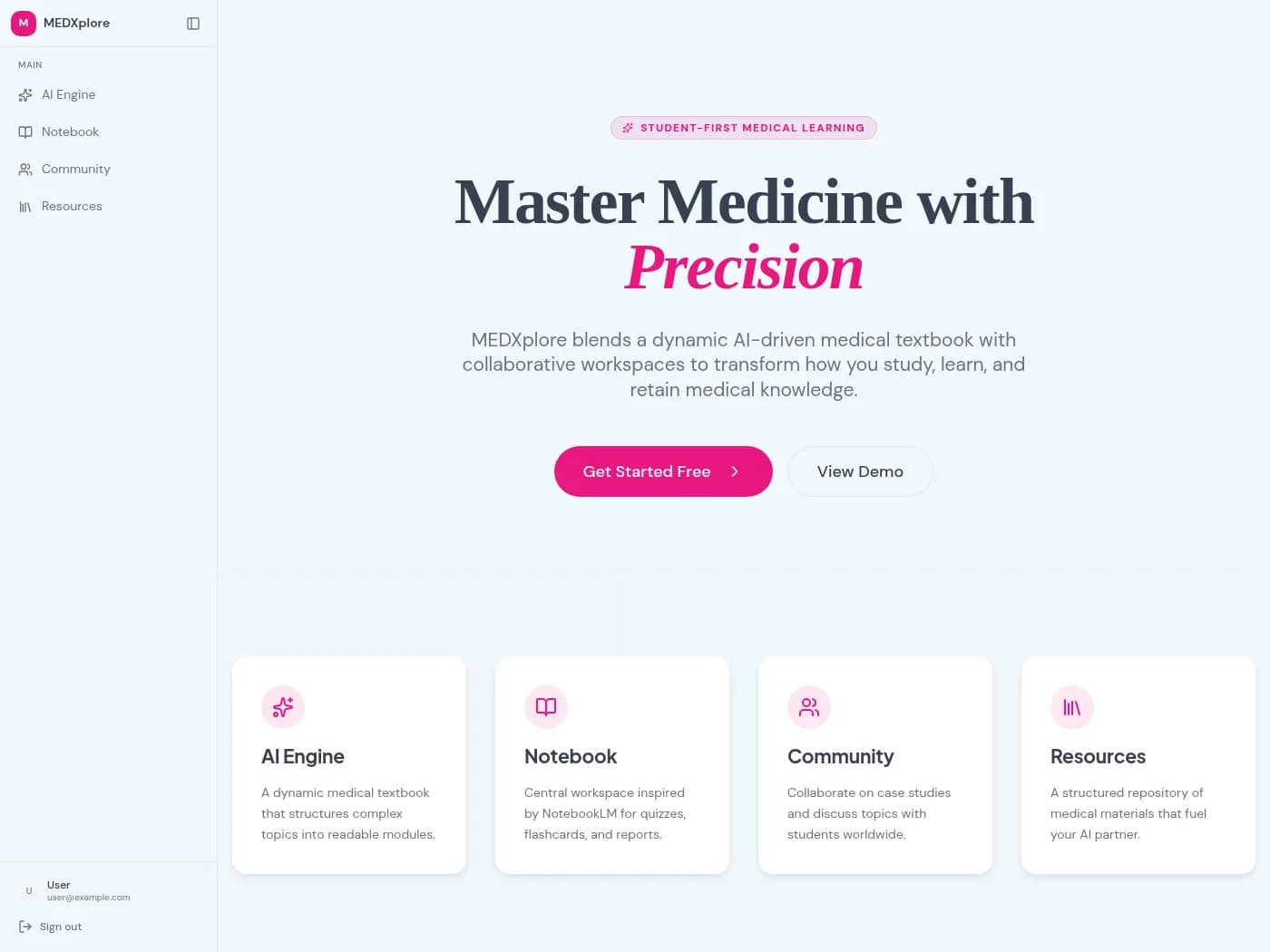 MEDXplore AI Platform