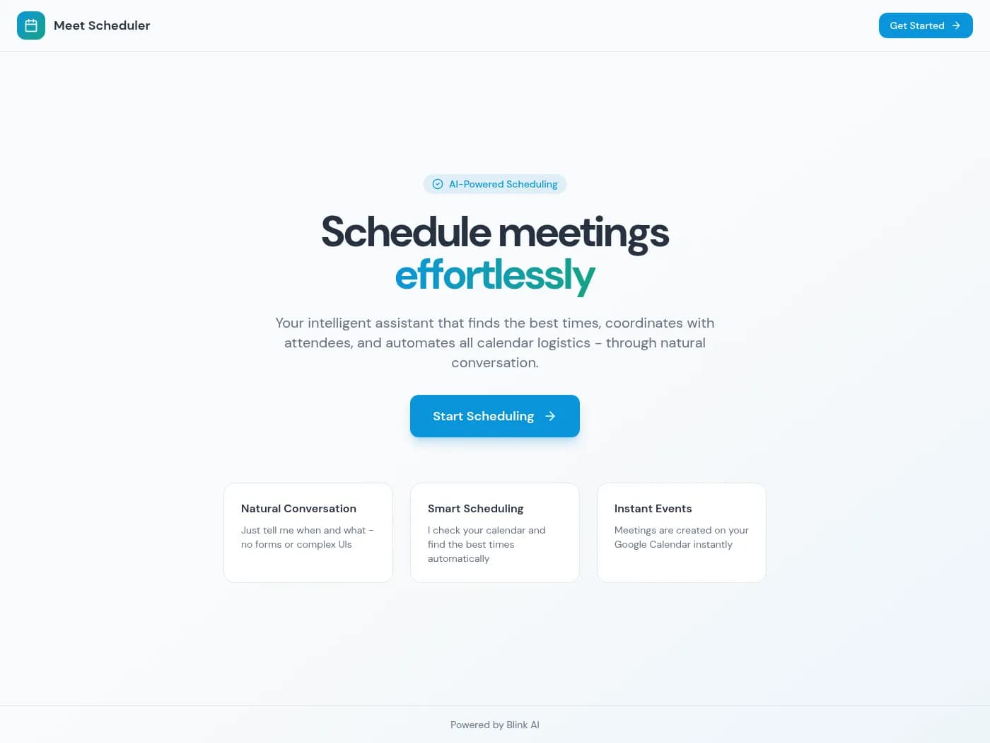 Meet Scheduler Agent