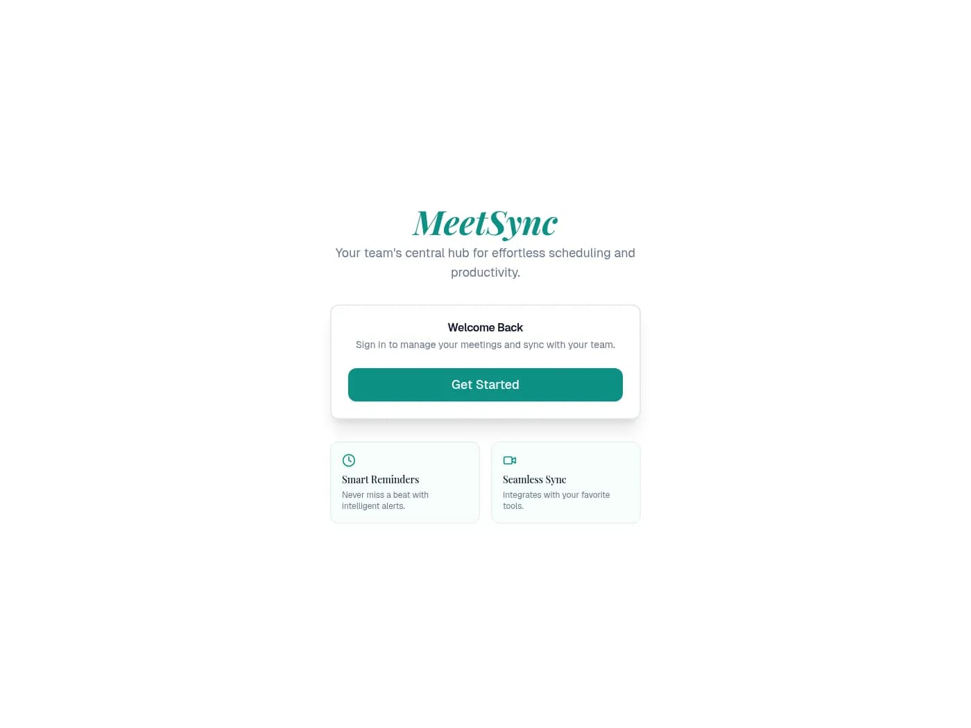 MeetSync App