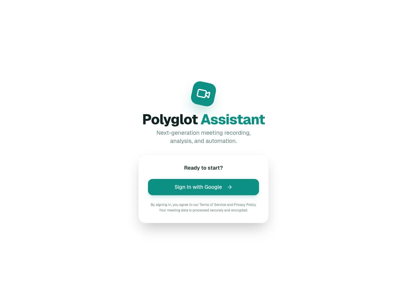 Polyglot Meeting Assistant
