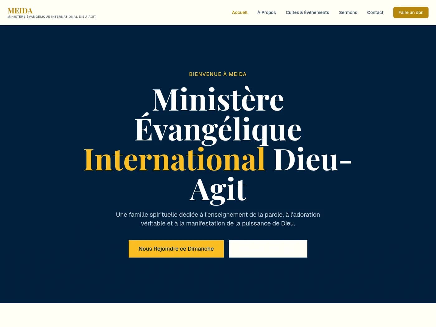 MEIDA Church Website