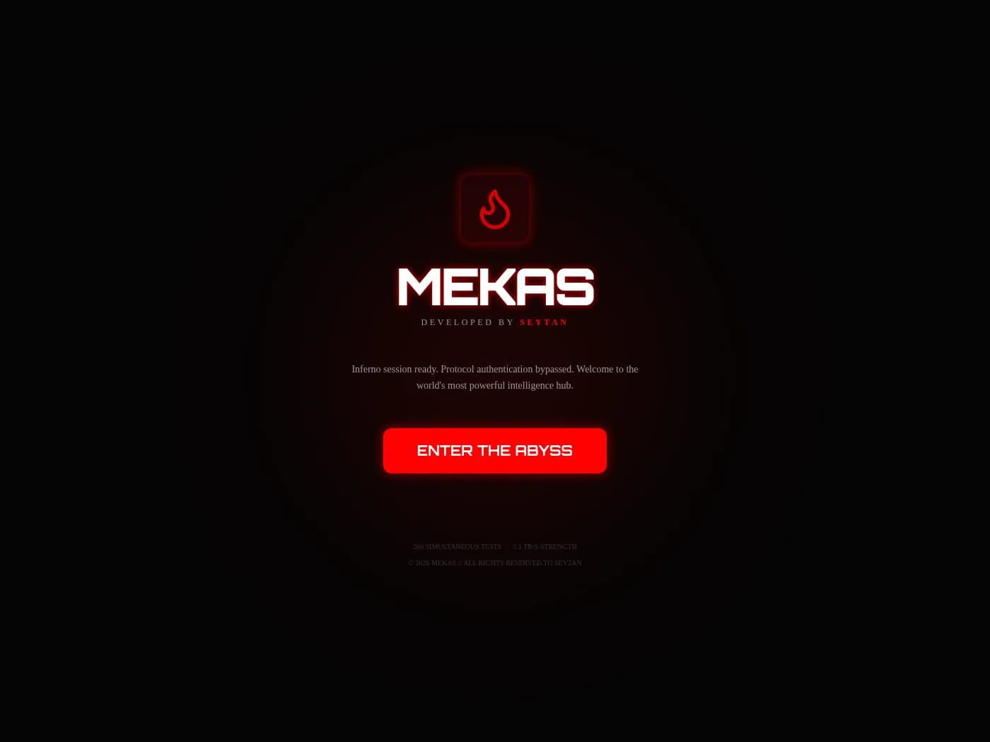 Mekas Hell Dashboard