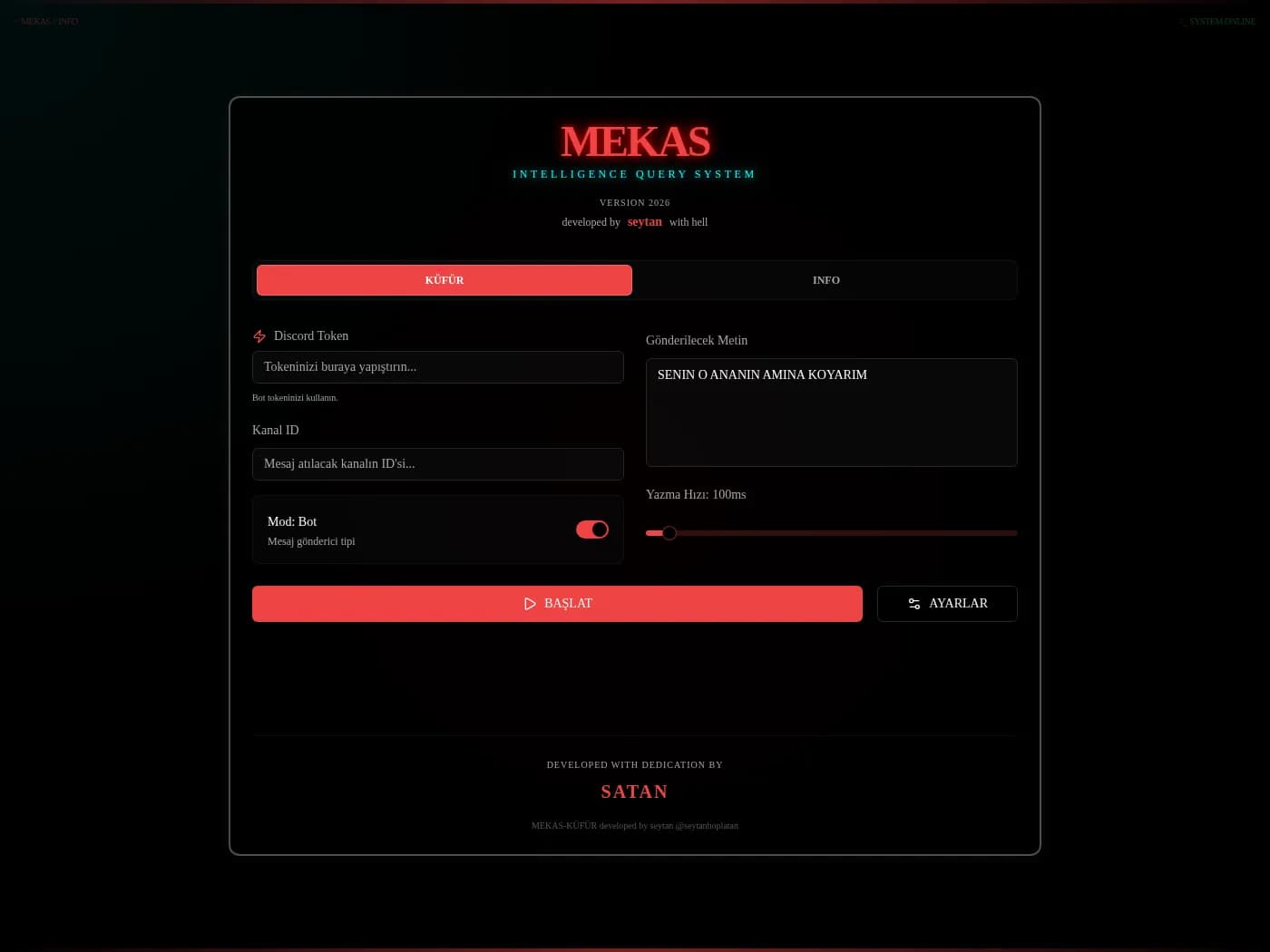 Mekas Küfür App