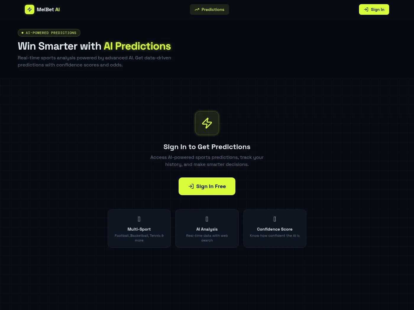 MelBet AI Predictor