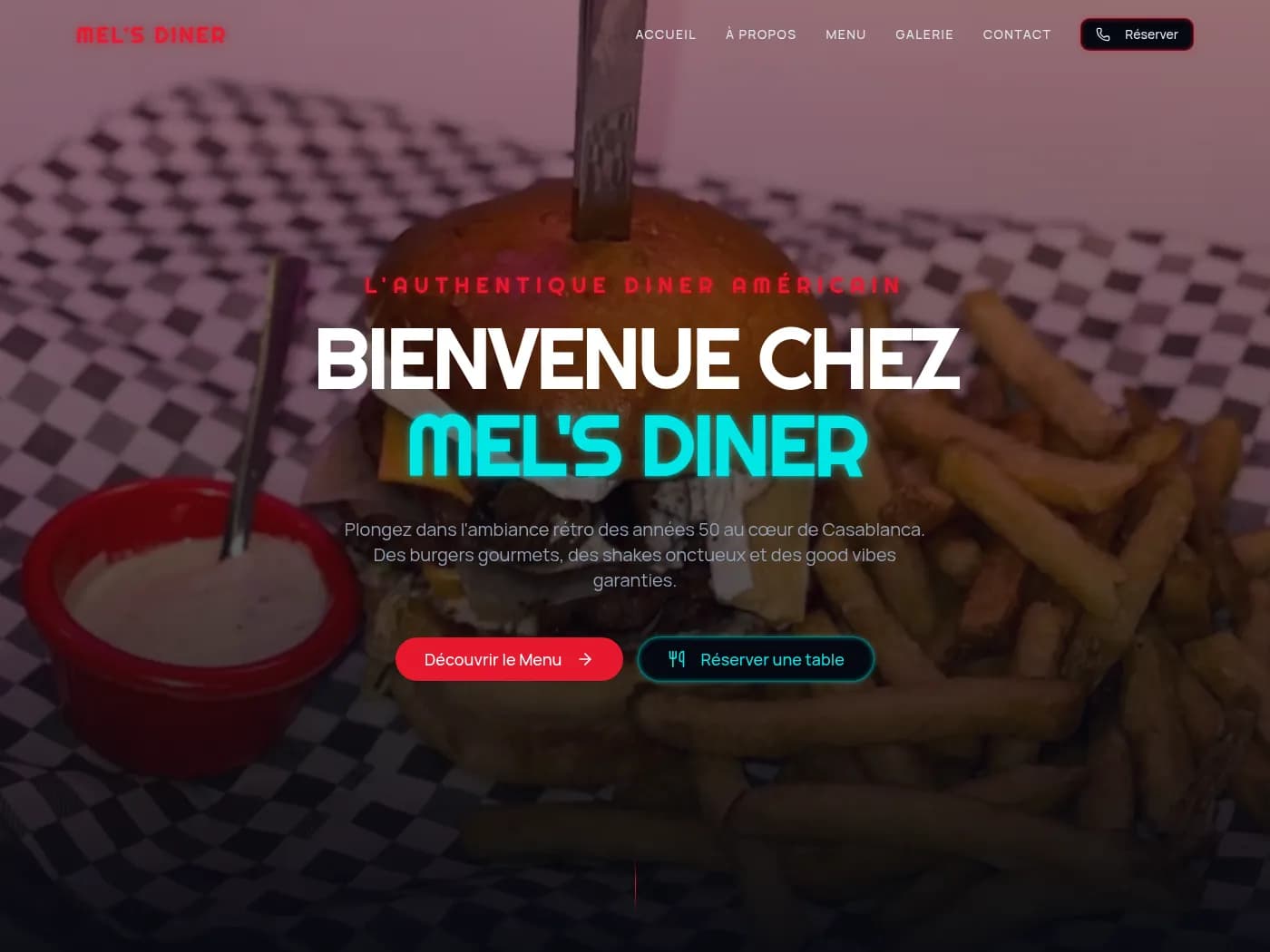 Mel’s Diner Web Presence
