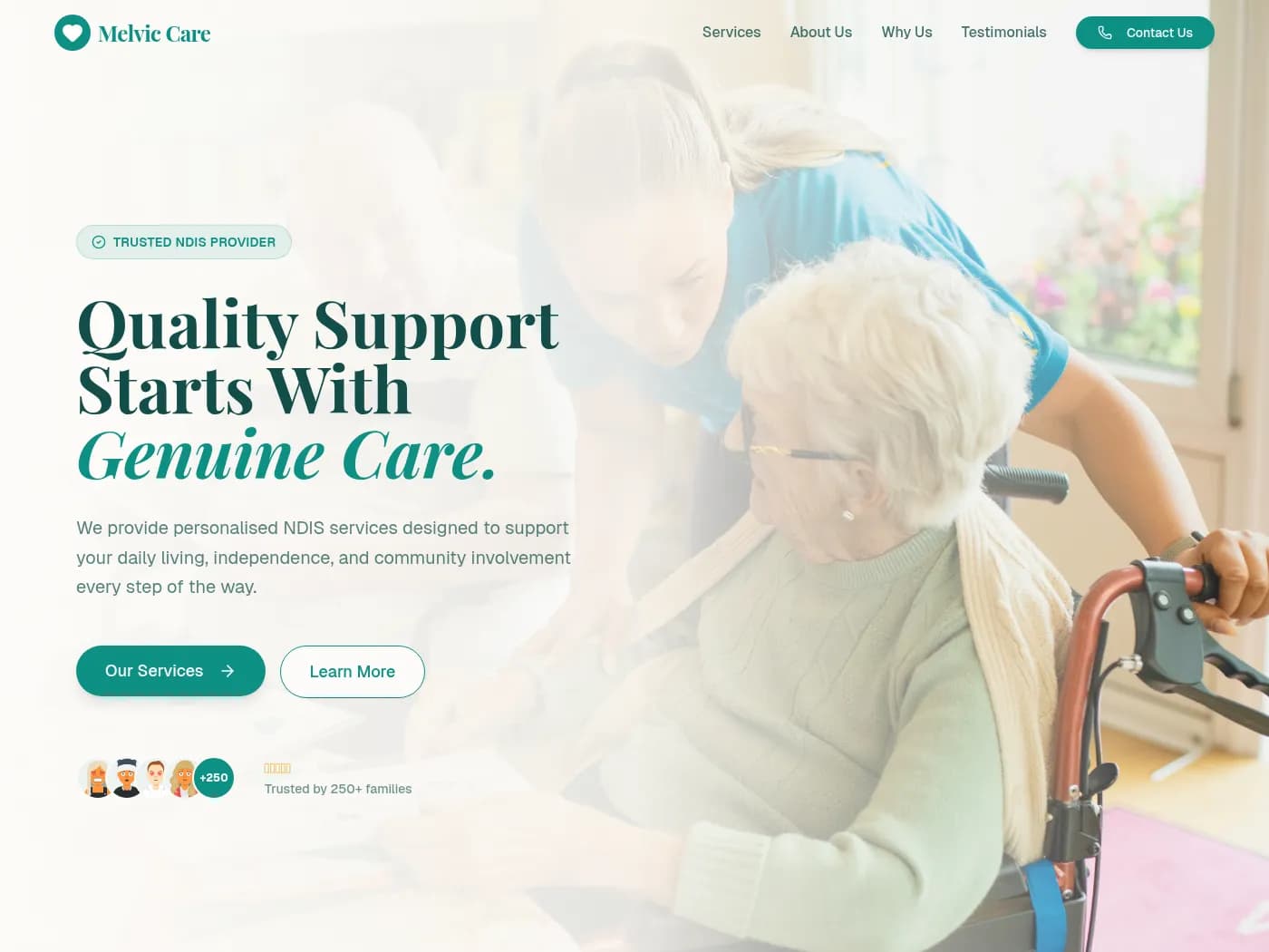 Melvic Care Landing