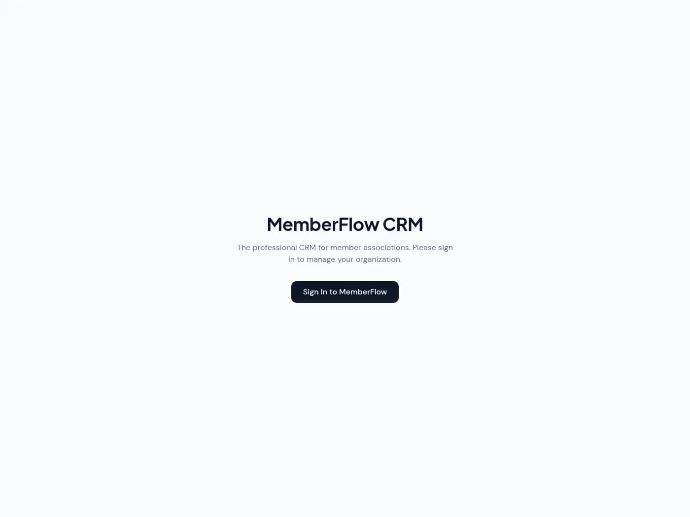 Member Association CRM