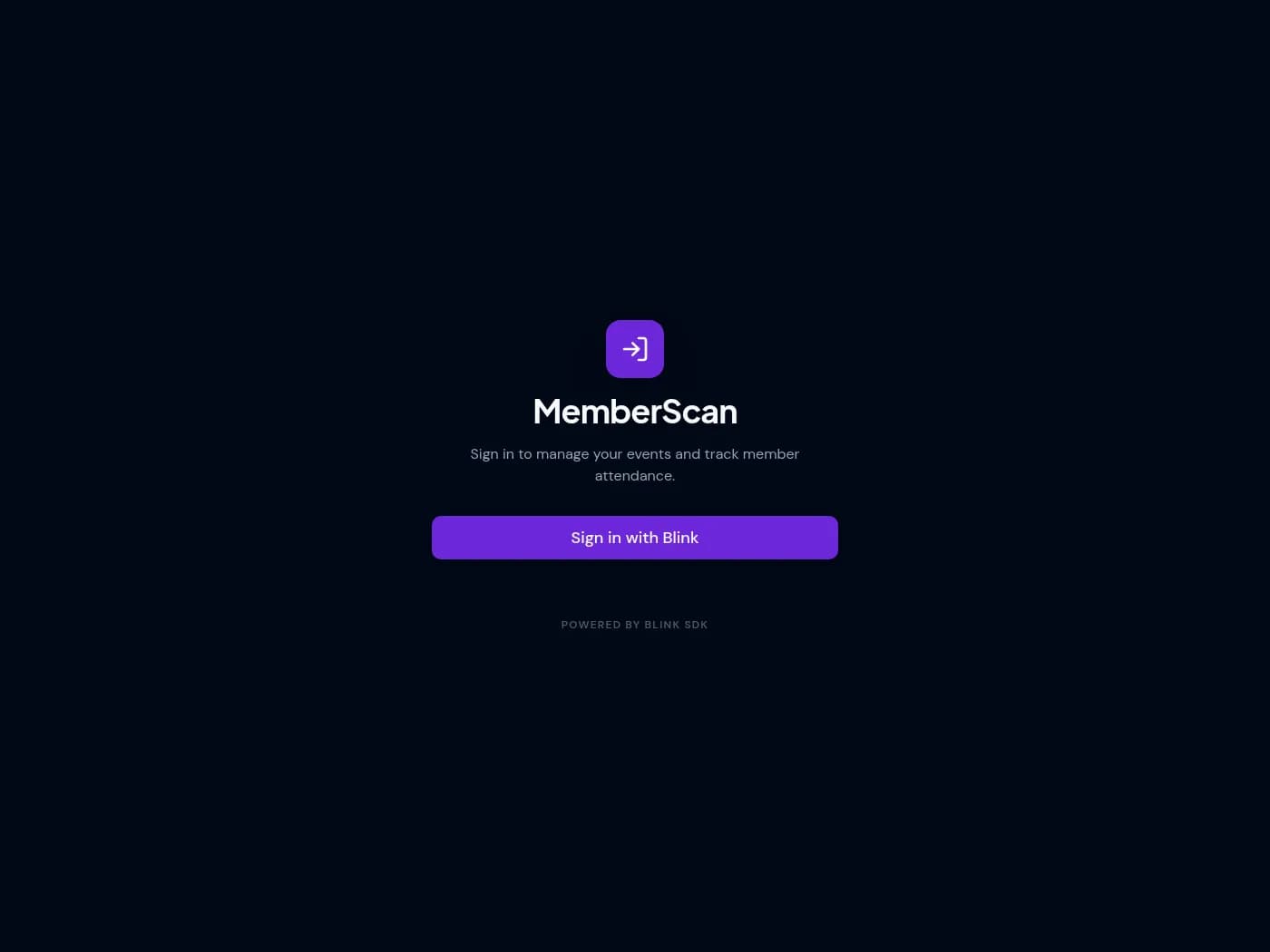 Event Member Scanner