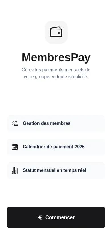 MembresPay Mobile