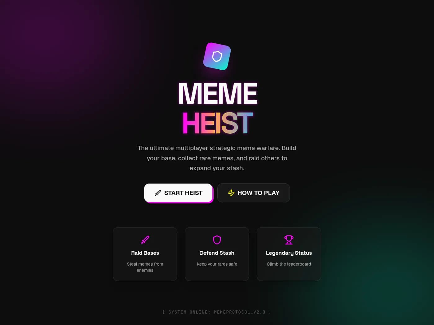 Meme Heist Game