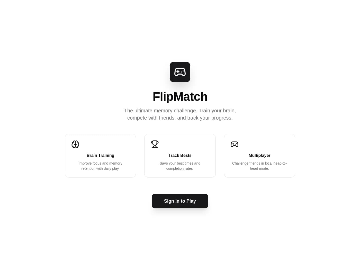 FlipMatch Game