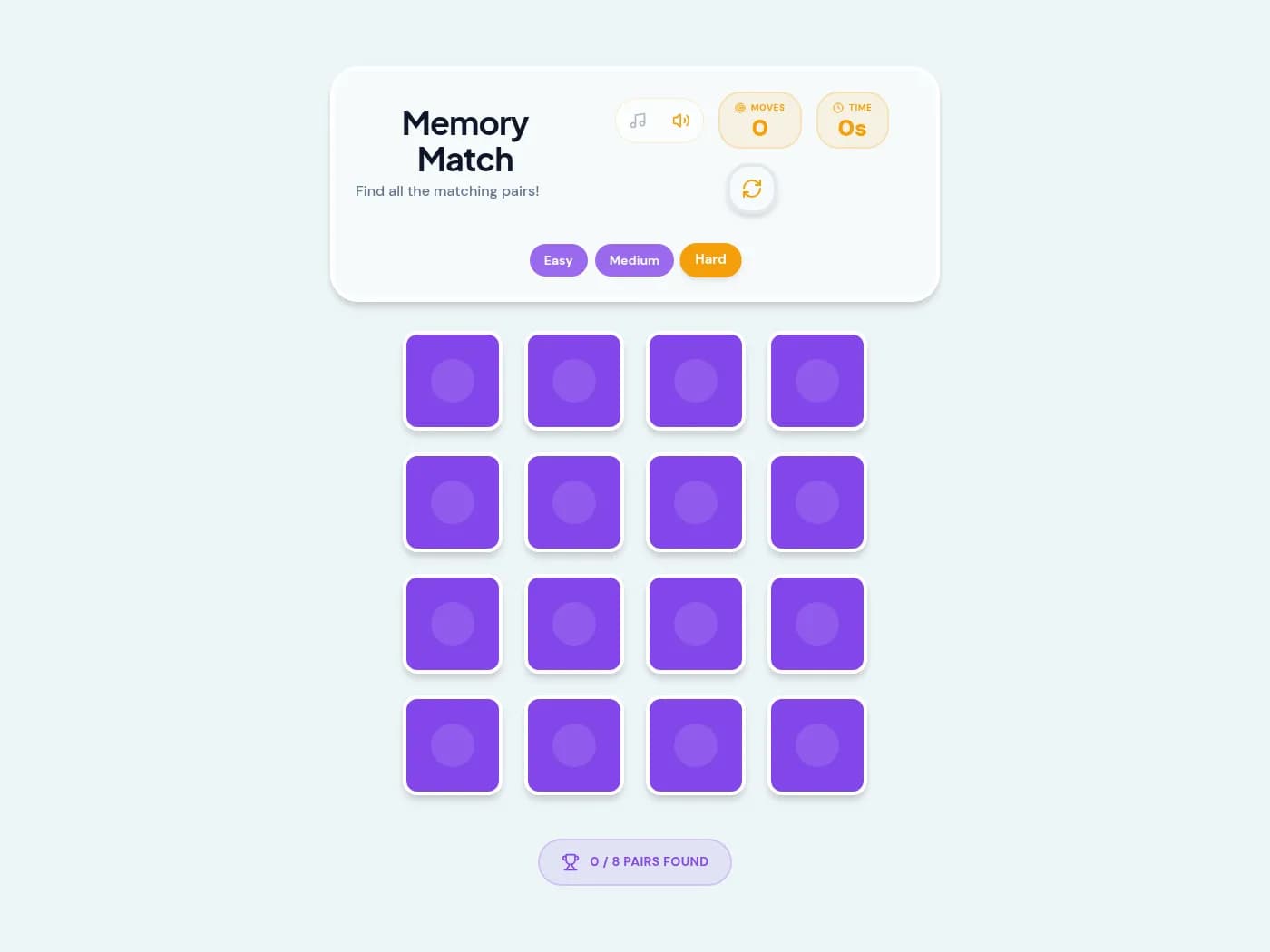 Memory Match Game