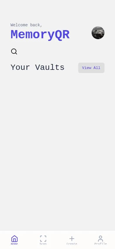 MemoryQR Vault