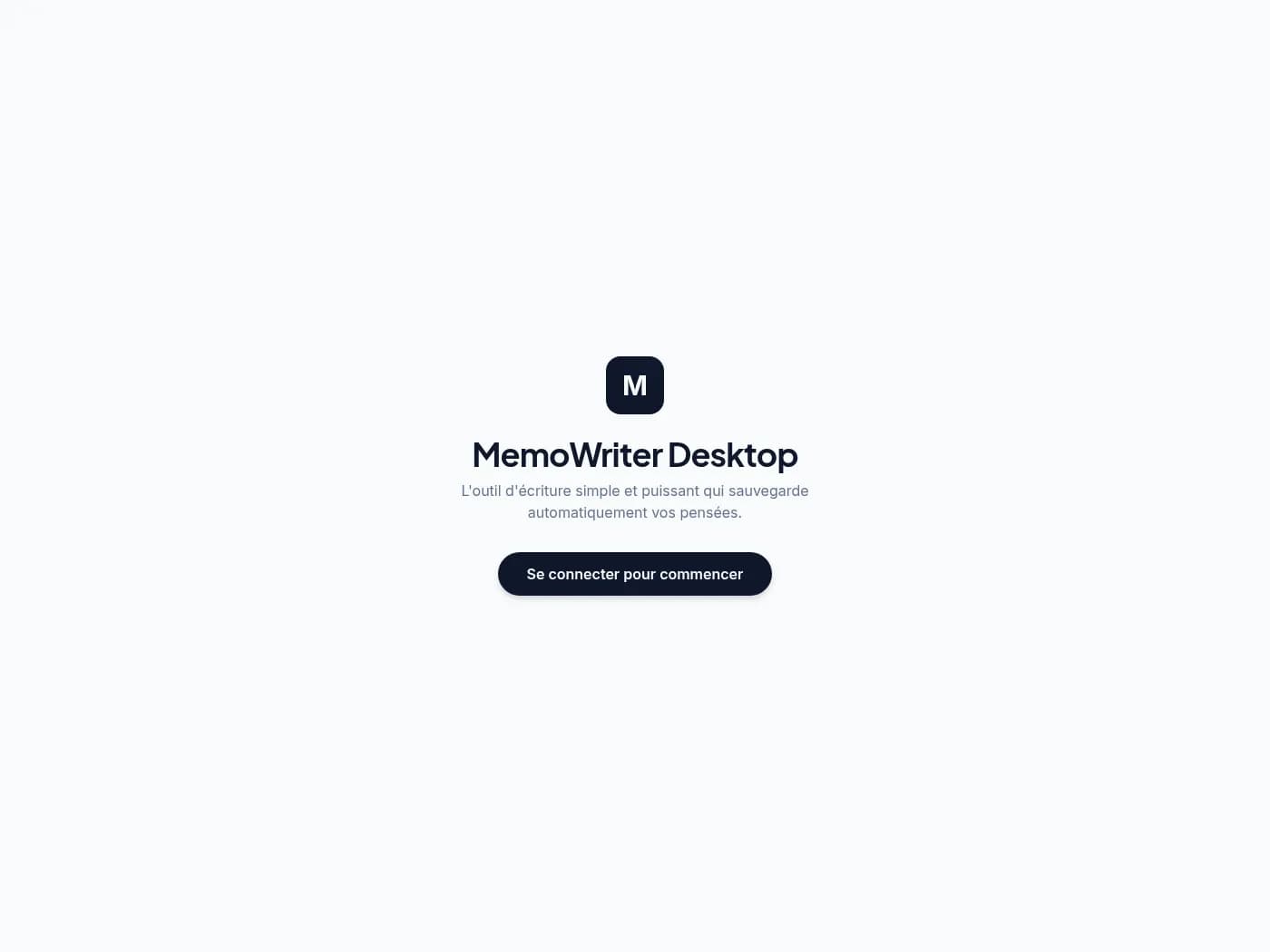 MemoWriter Desktop