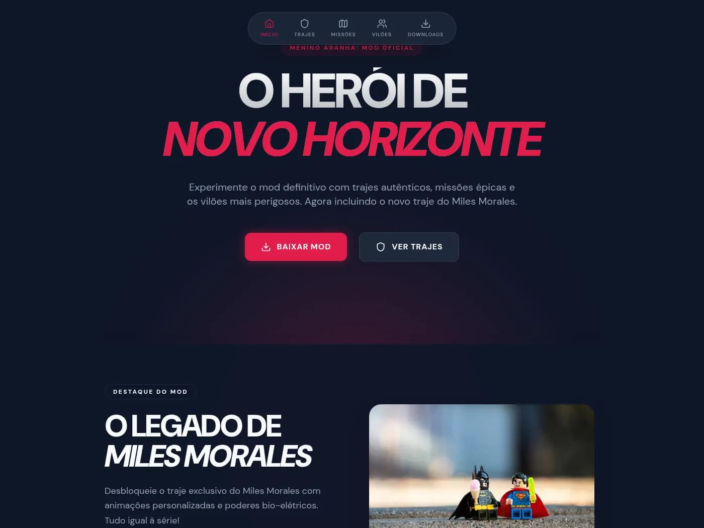 Menino Aranha Game Mod