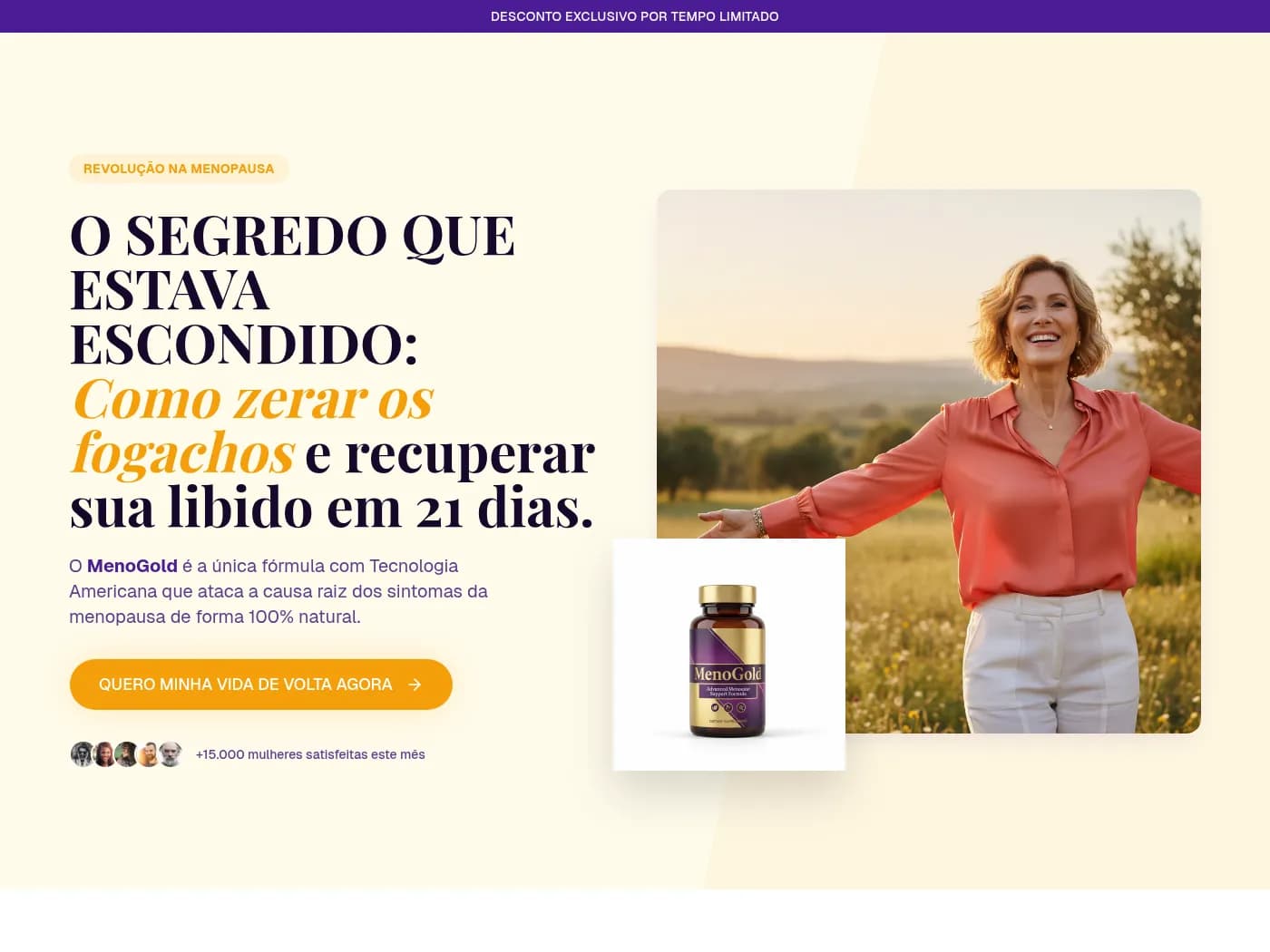 MenoGold Viral Sales Page