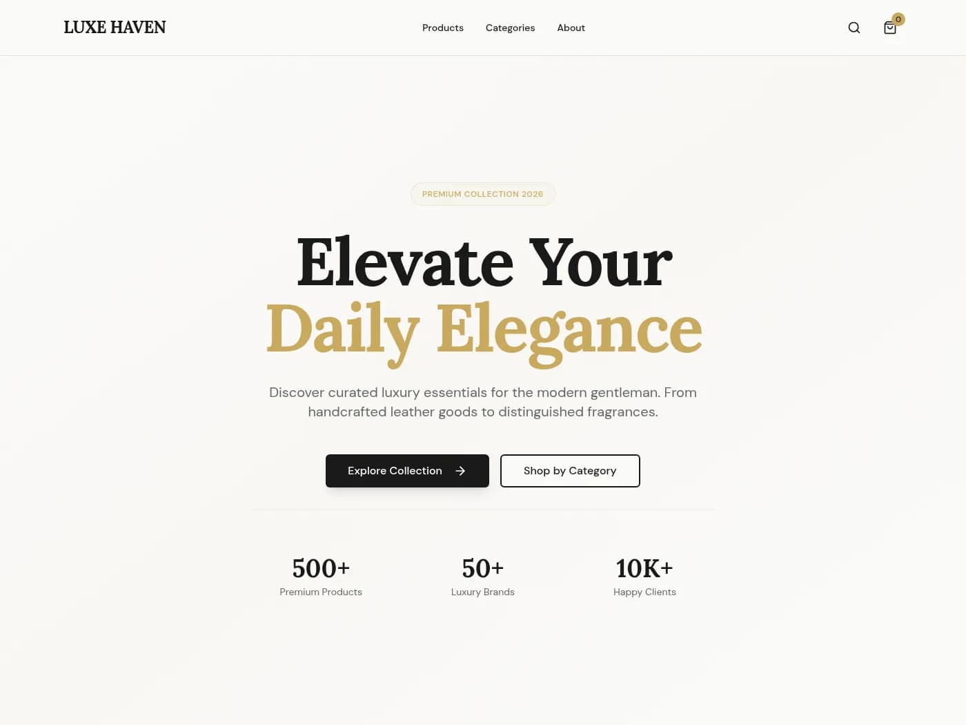 Gentleman's Luxe Haven