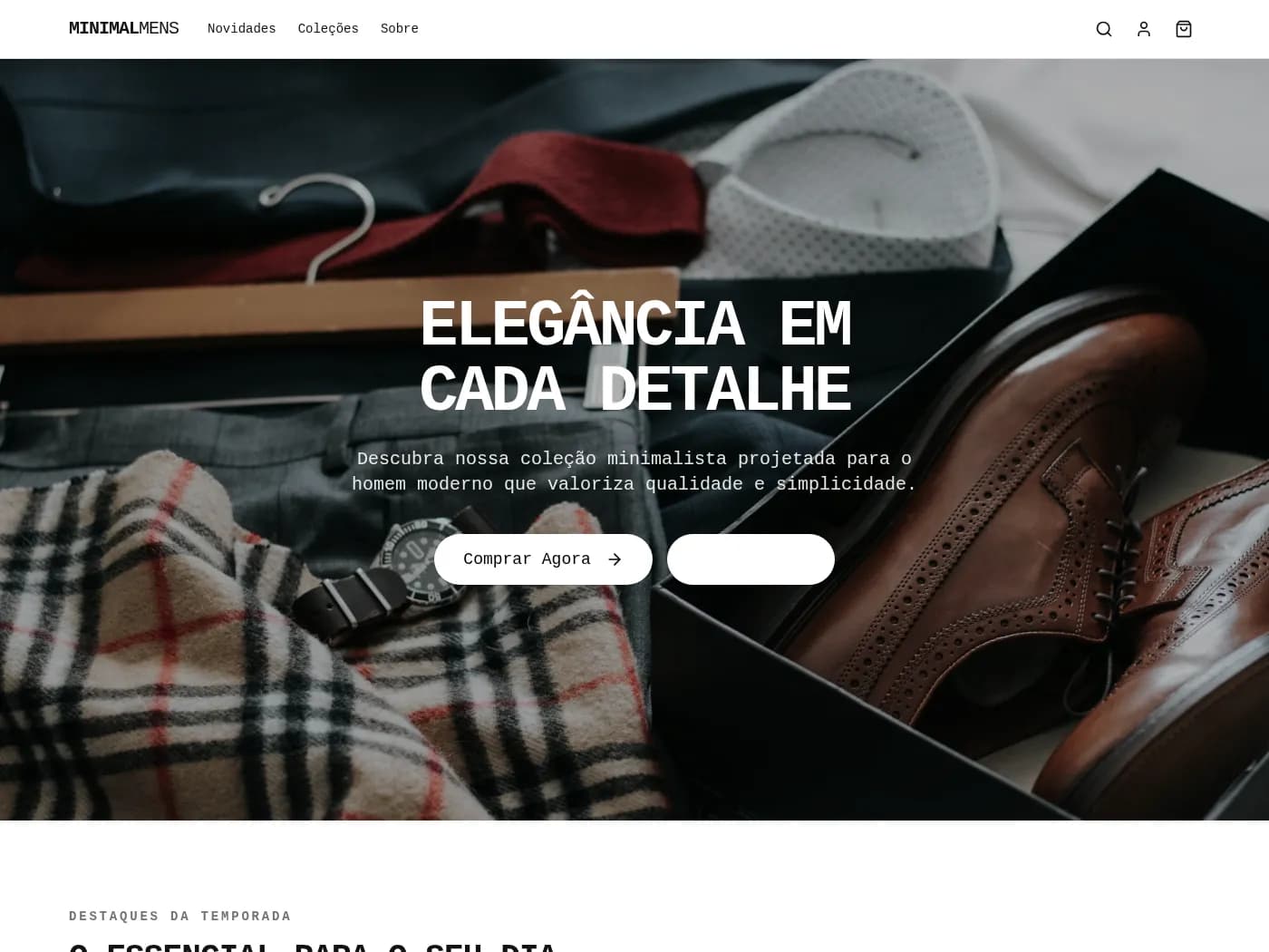 Minimal Menswear Shop