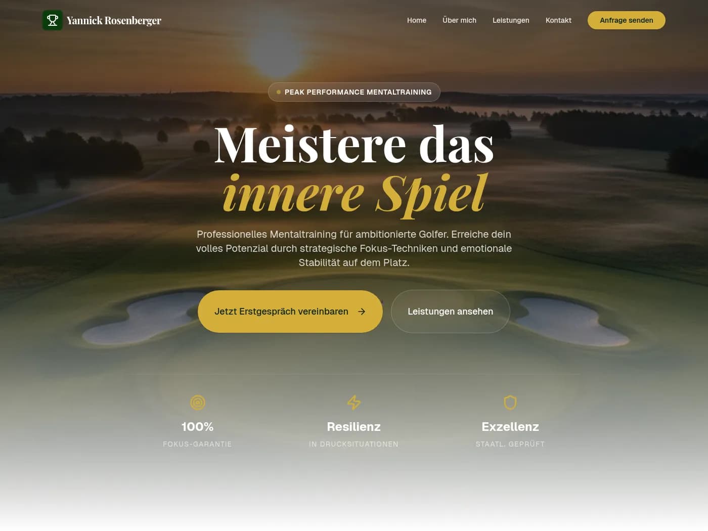 Golfer Mindset Site