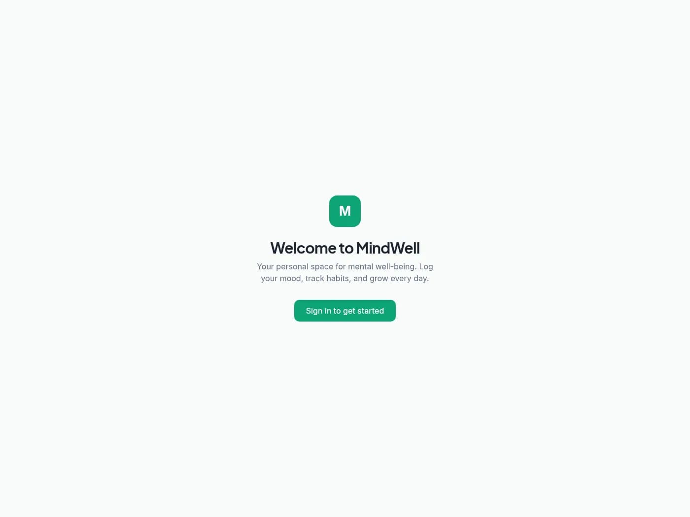 MindWell Tracker