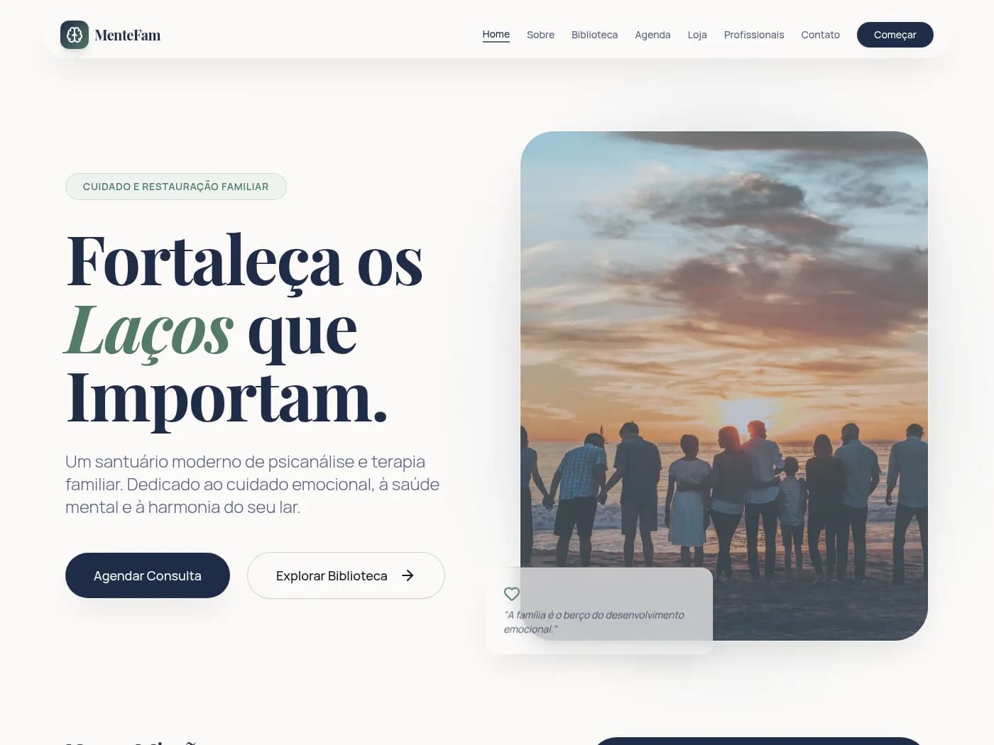 Renovação em Família