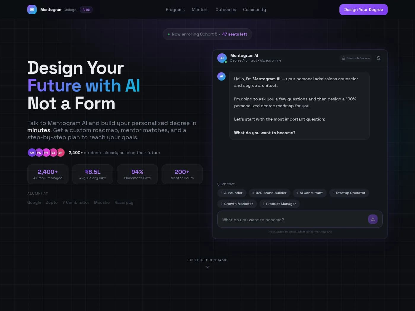 Mentogram College AI OS