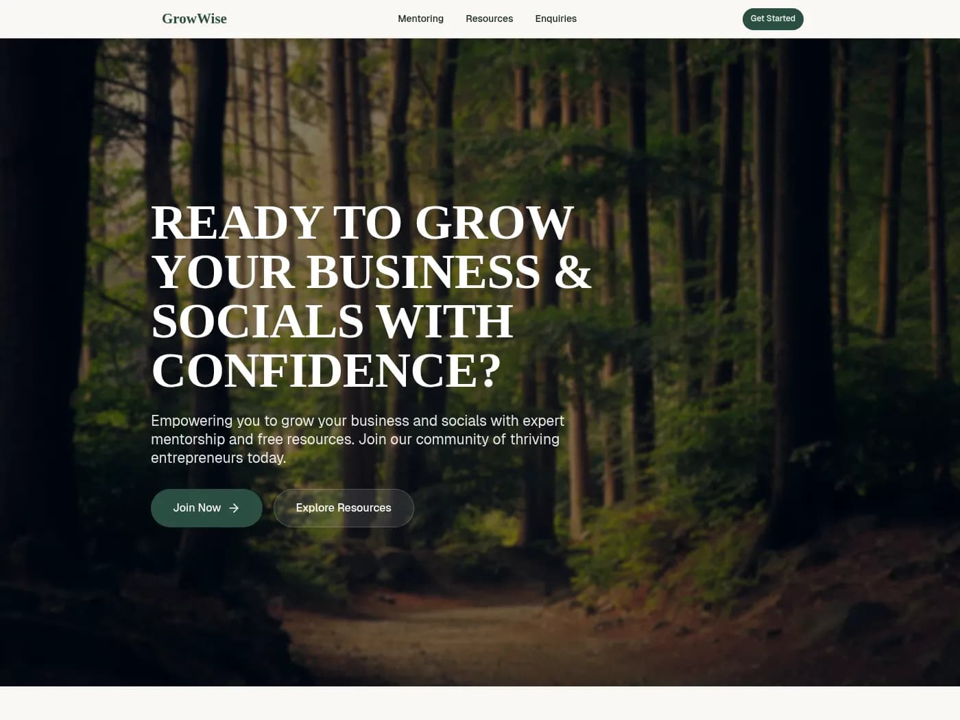 GrowWise Mentorship Hub
