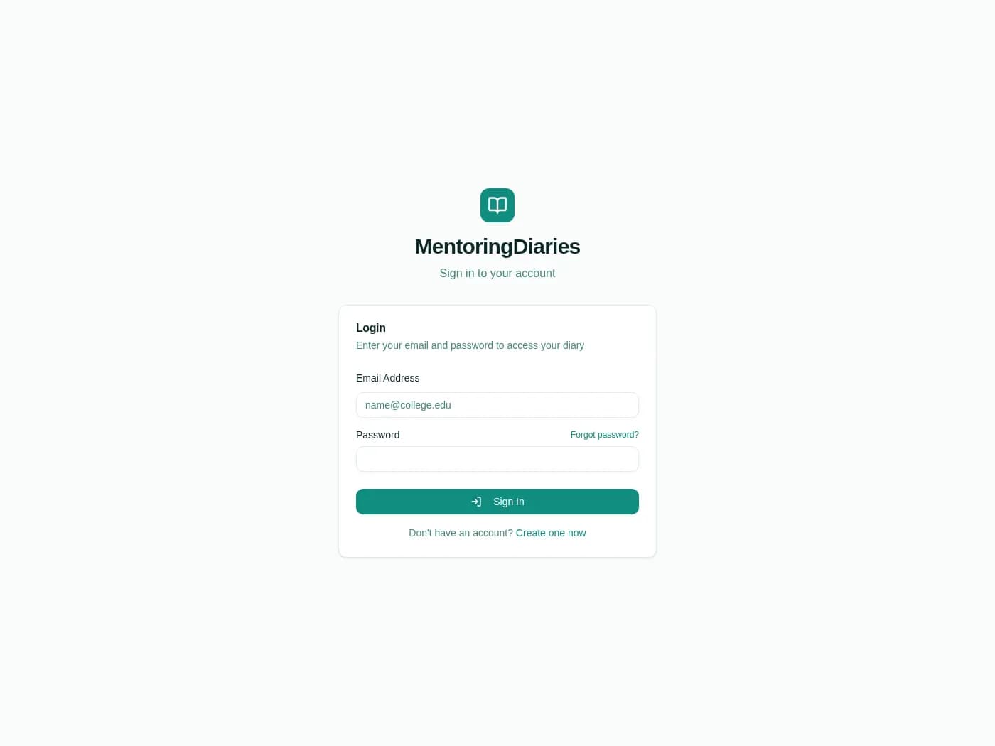 Online Mentoring Diaries