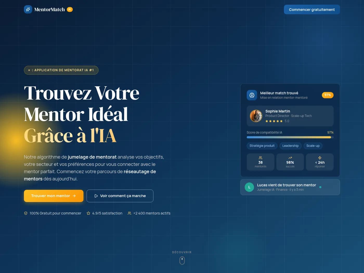 MentorMatch AI Platform
