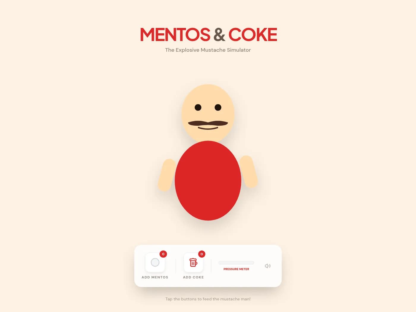 Mentos Coke Fun Simulator