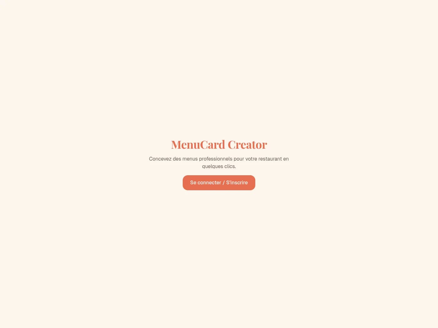 MenuCard Creator