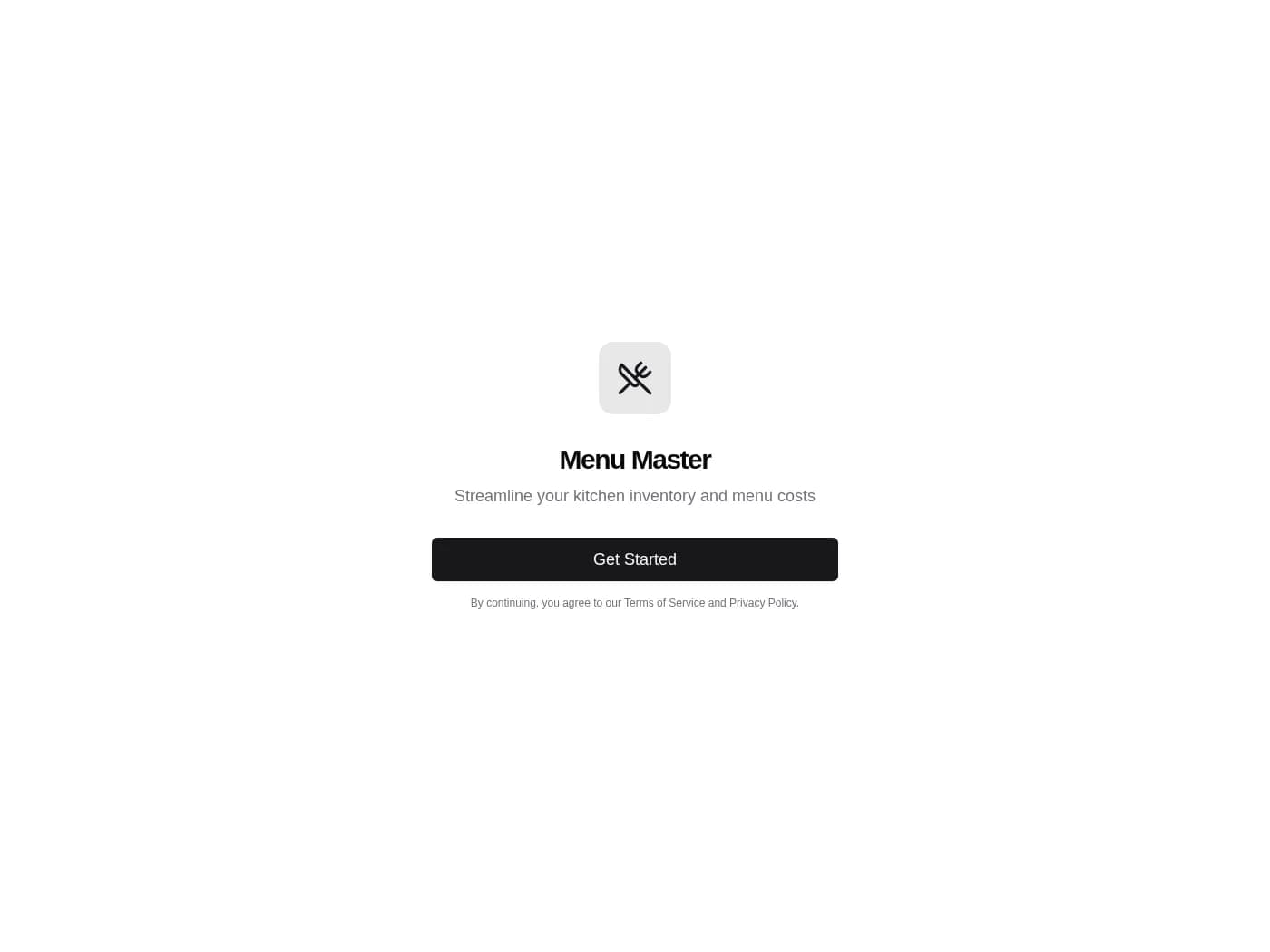Menu Master