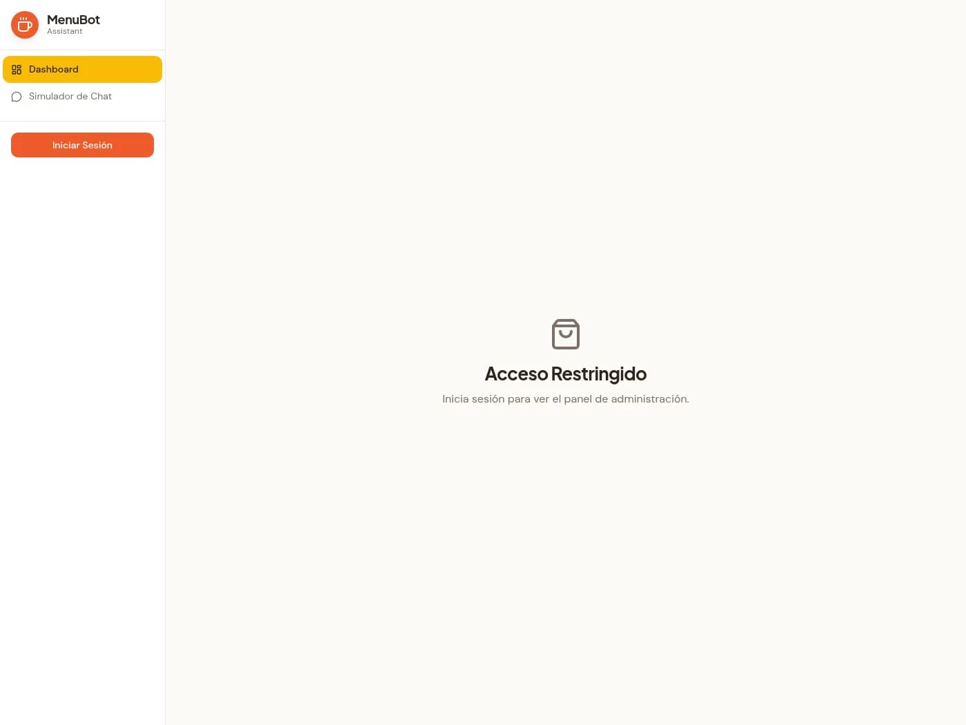 MenuBot Assistant