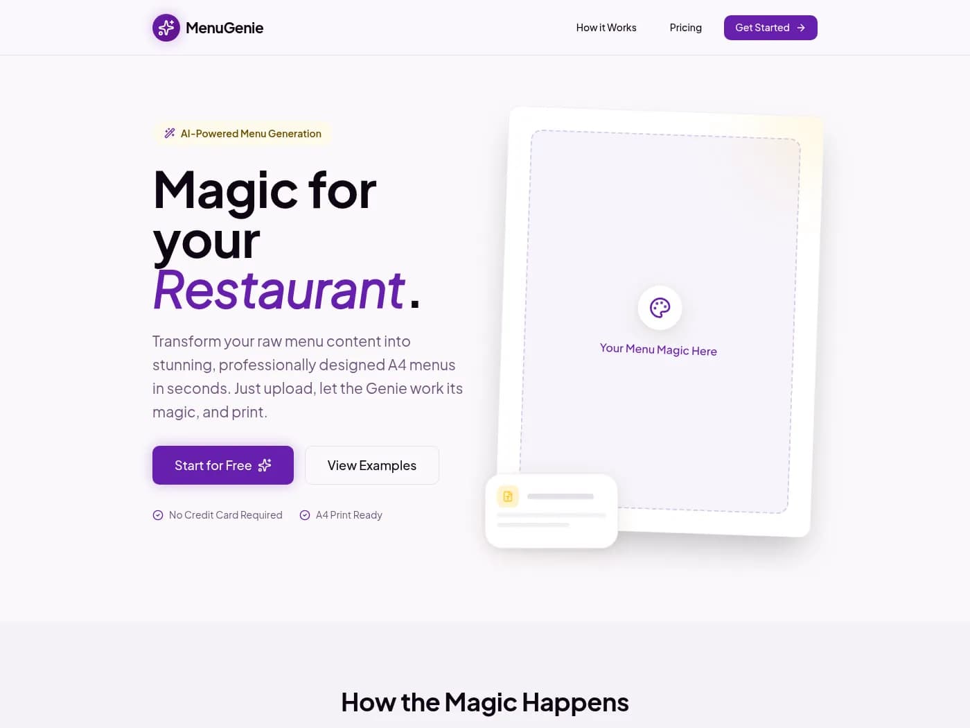 MenuGenie