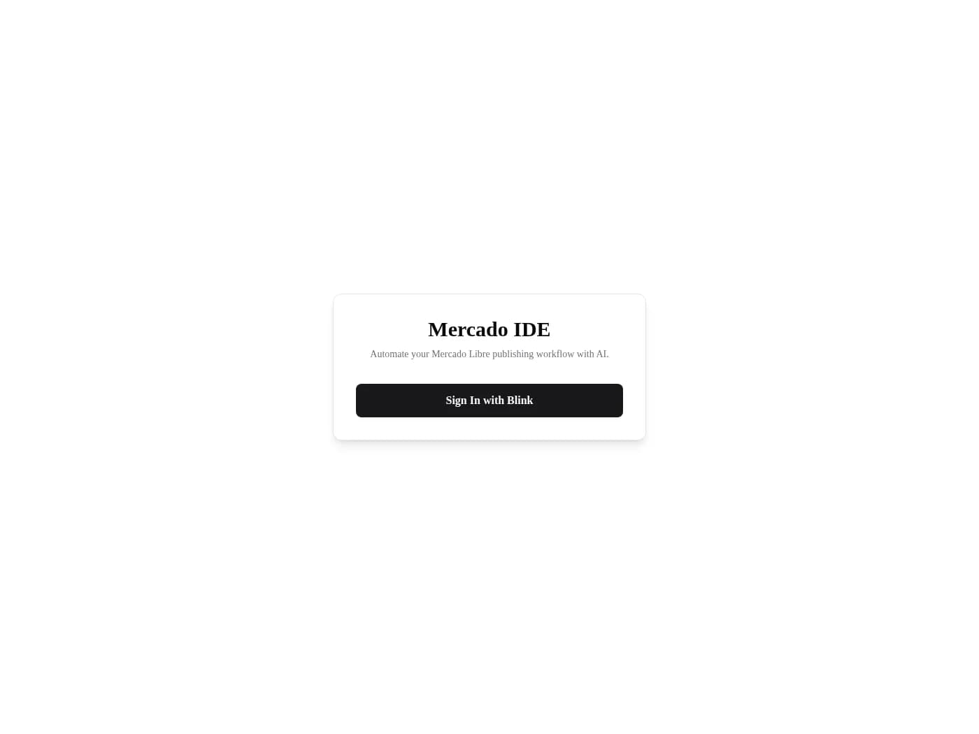 Mercado IDE Automator