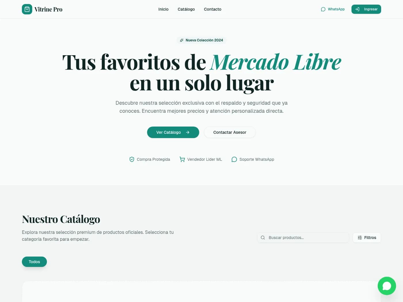 Mercado Vitrine Pro