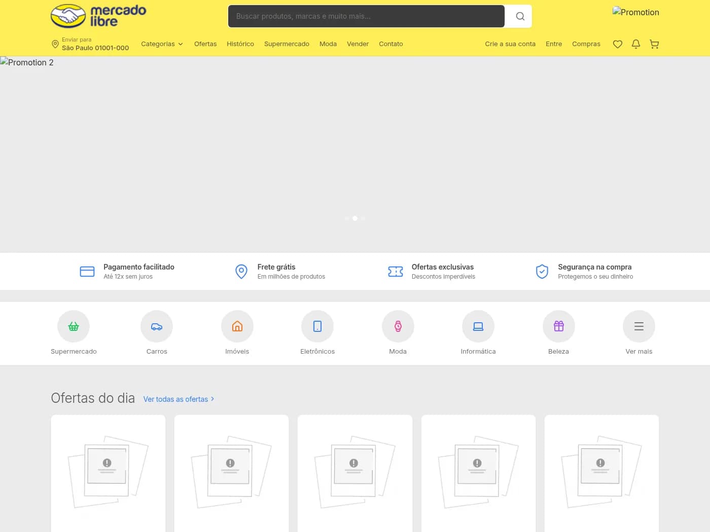 MercadoLivre Web Clone