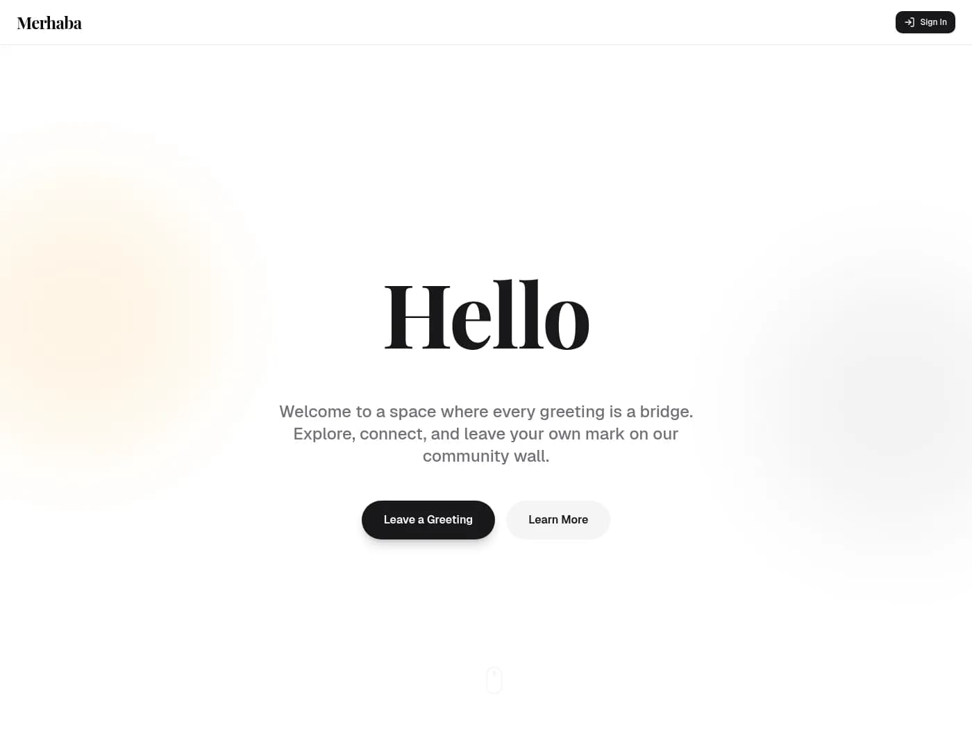 Merhaba Welcome App