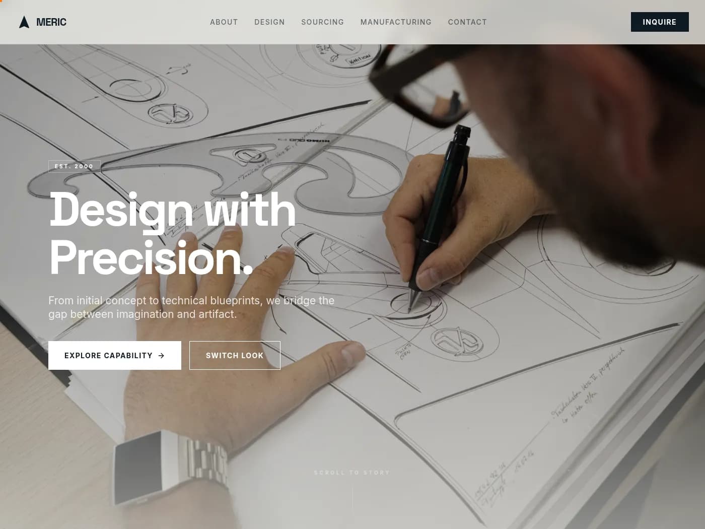Meric International Redesign