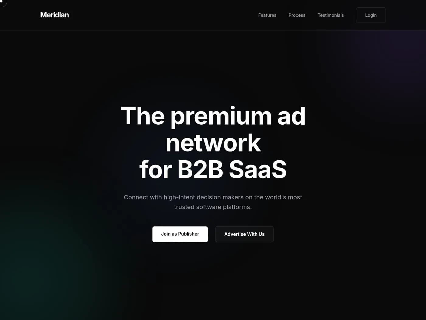 Meridian Ad Network Site