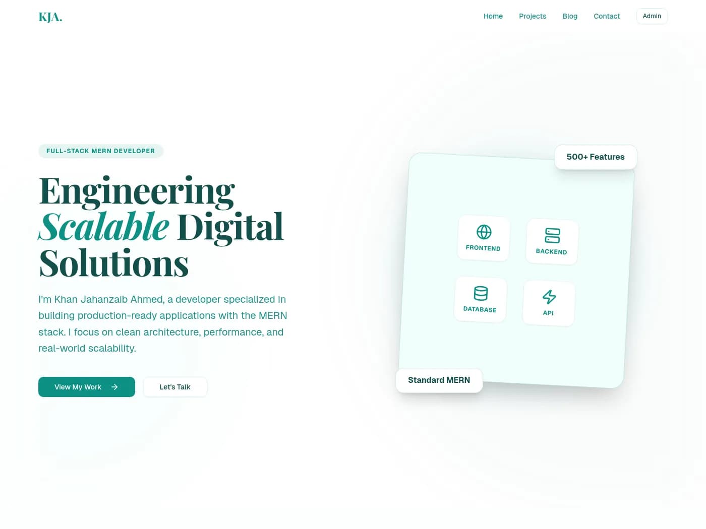 MERN Pro Portfolio