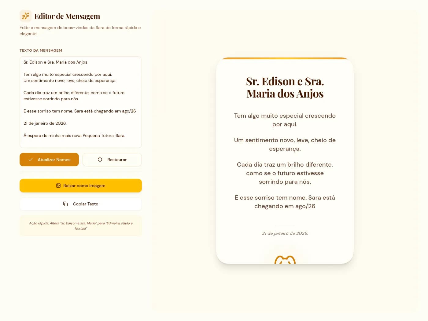 Message Editor