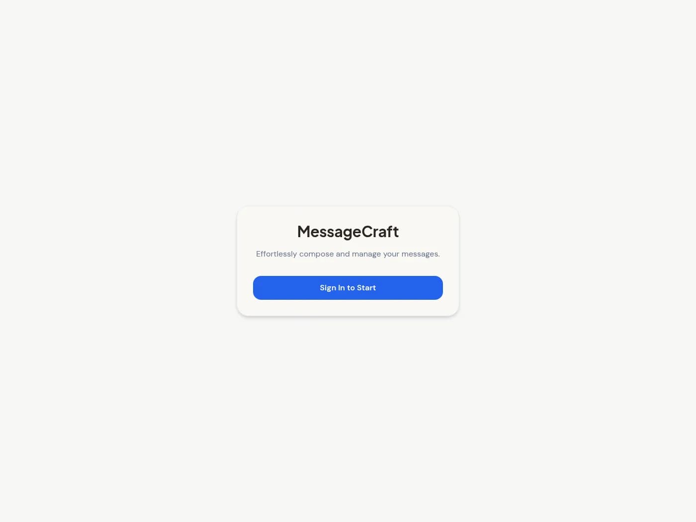 Message Writer App