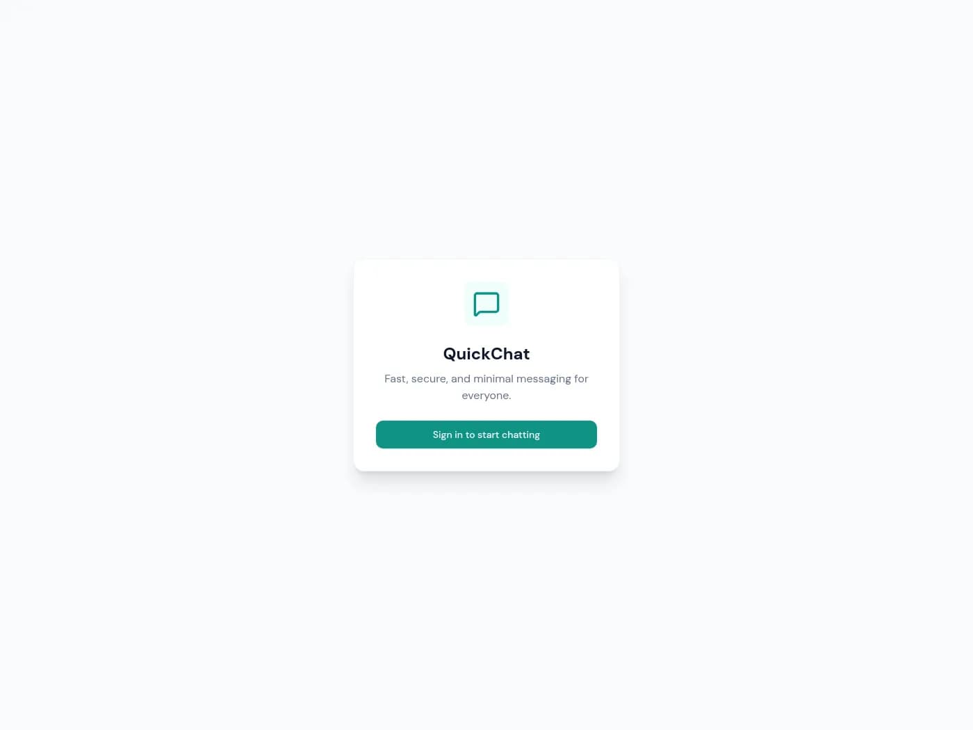 QuickChat Messenger